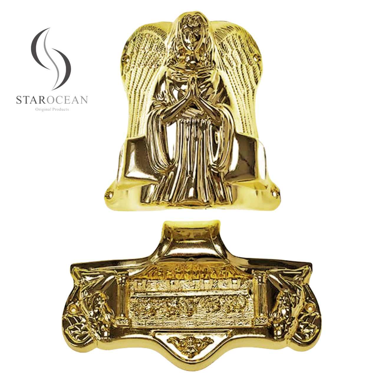 Angel Shape Coffin Corner Last Supper Lug Design Coffin Accessories ...